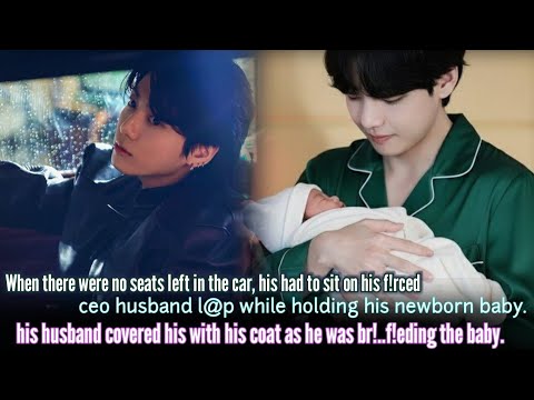 When there were no seats left in the car, his had to sit on his f!rced, ceo husband l@p while holdin