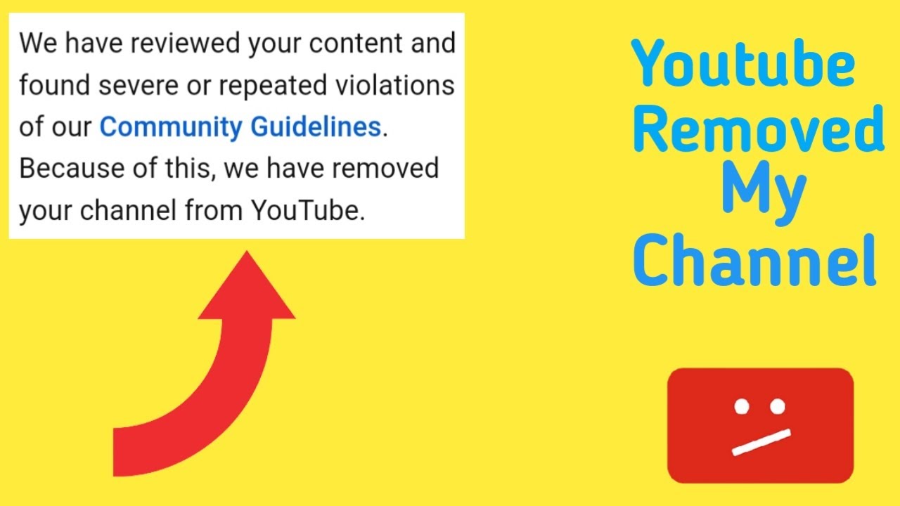Youtube deleted my channel || My channel is no more || - YouTube