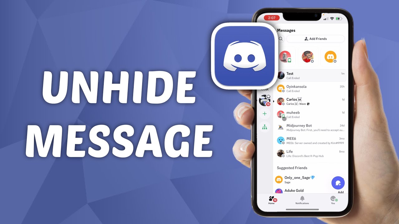 How to Unhide Message on Discord - YouTube