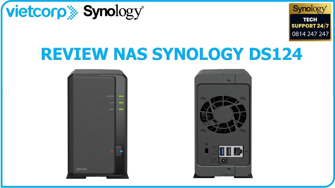 Review NAS Synology DS124 | Vietcorp.com - YouTube