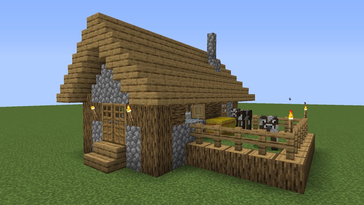 How To Build a Minecraft Village Butcher Shop - YouTube
