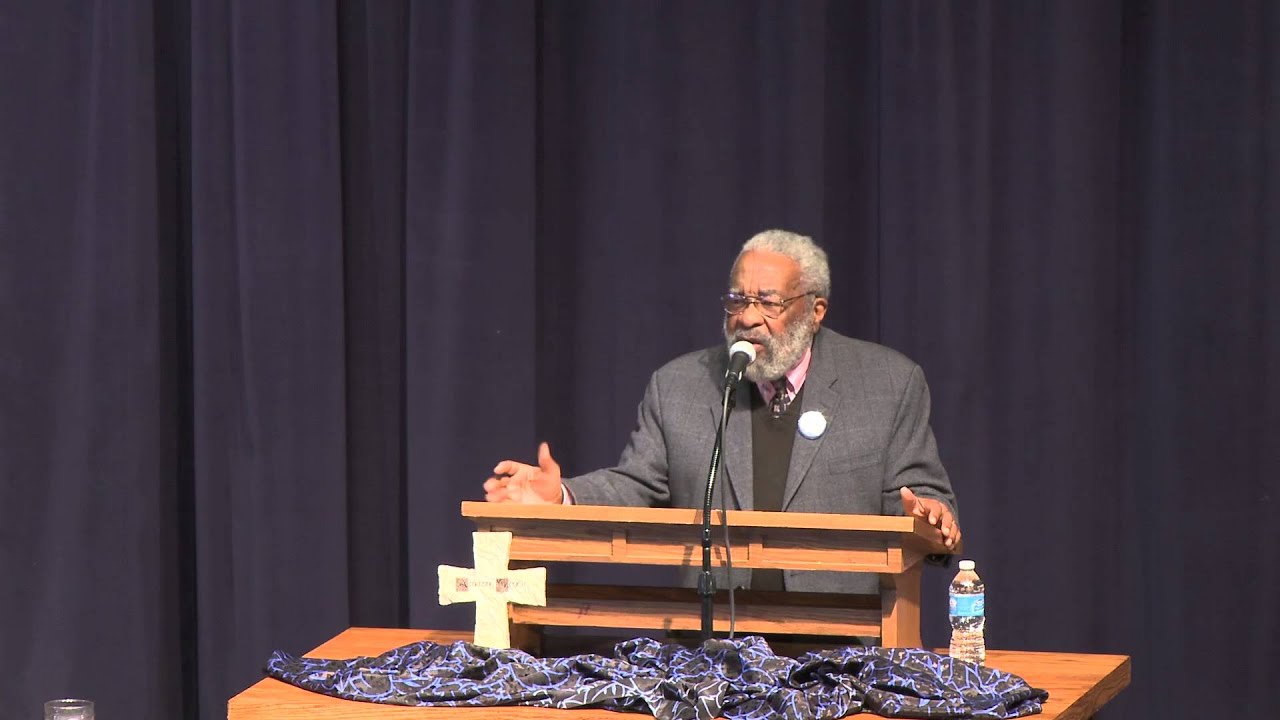 Vincent Harding speaks at Eastern Mennonite University's chapel - YouTube