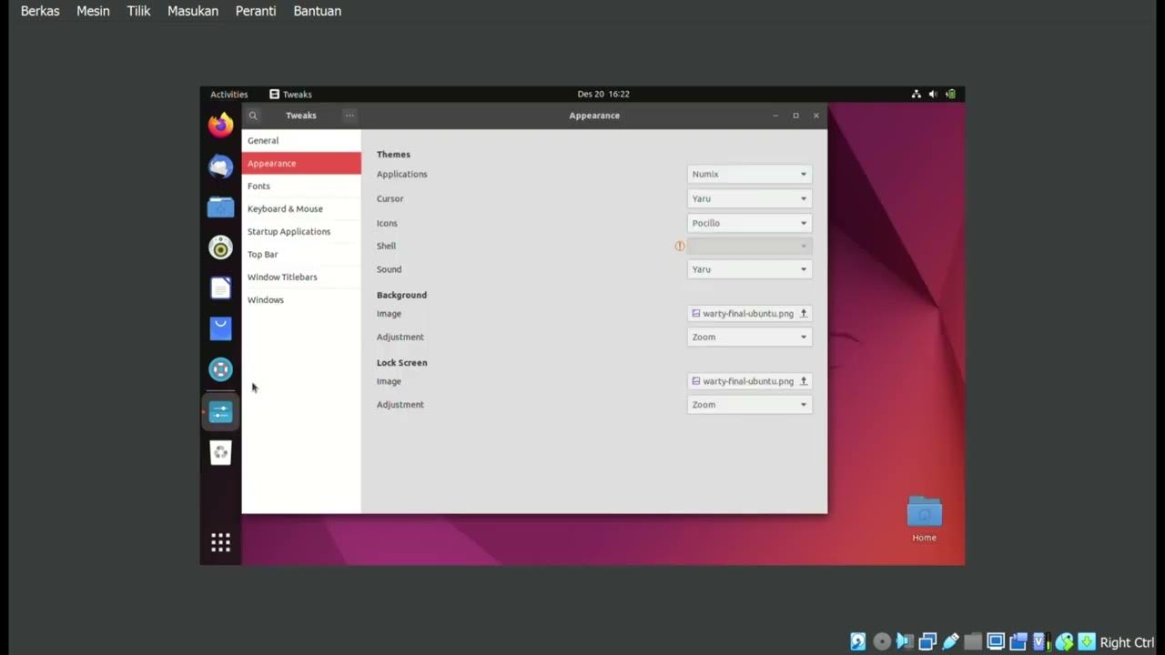 Tutorial Remastering Linux Ubuntu 22.04.03 Tema Programmer - YouTube