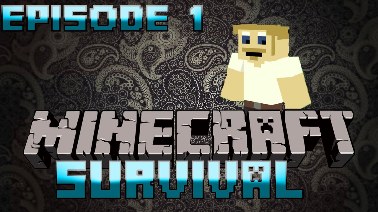 Minecraft SMP Survival - Episode 1 - FIRST BUILD!!! - YouTube