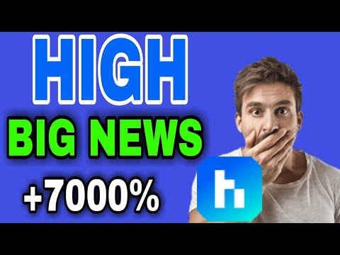 HIGH COIN Latest News Today! HIGH Price Prediction - YouTube