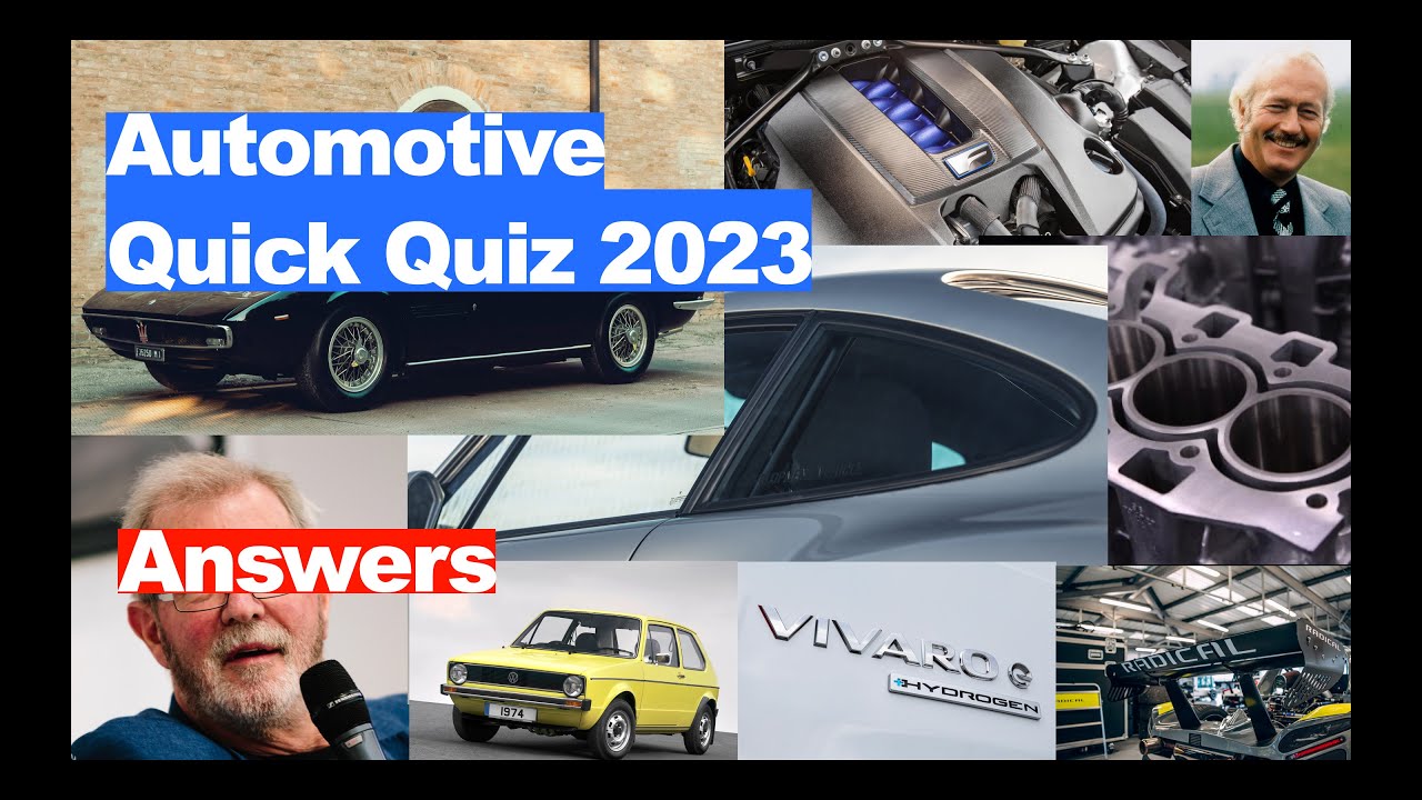 Automotive Quick Quiz 2023 with Answers - YouTube
