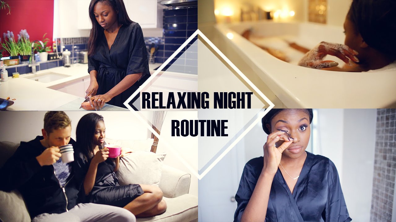RELAXING NIGHT TIME ROUTINE /GET UNREADY WITH ME - YouTube