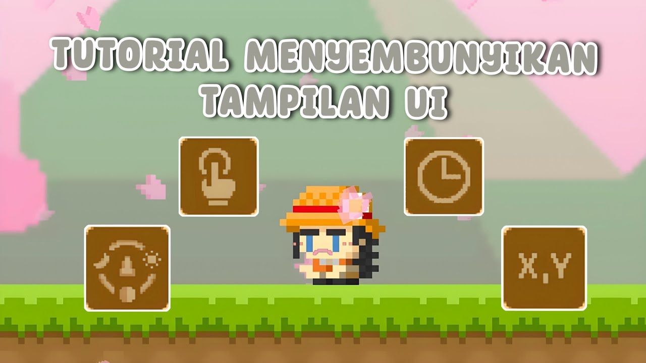 Tutorial menyembunyikan tampilan UI game Boku Boku - YouTube