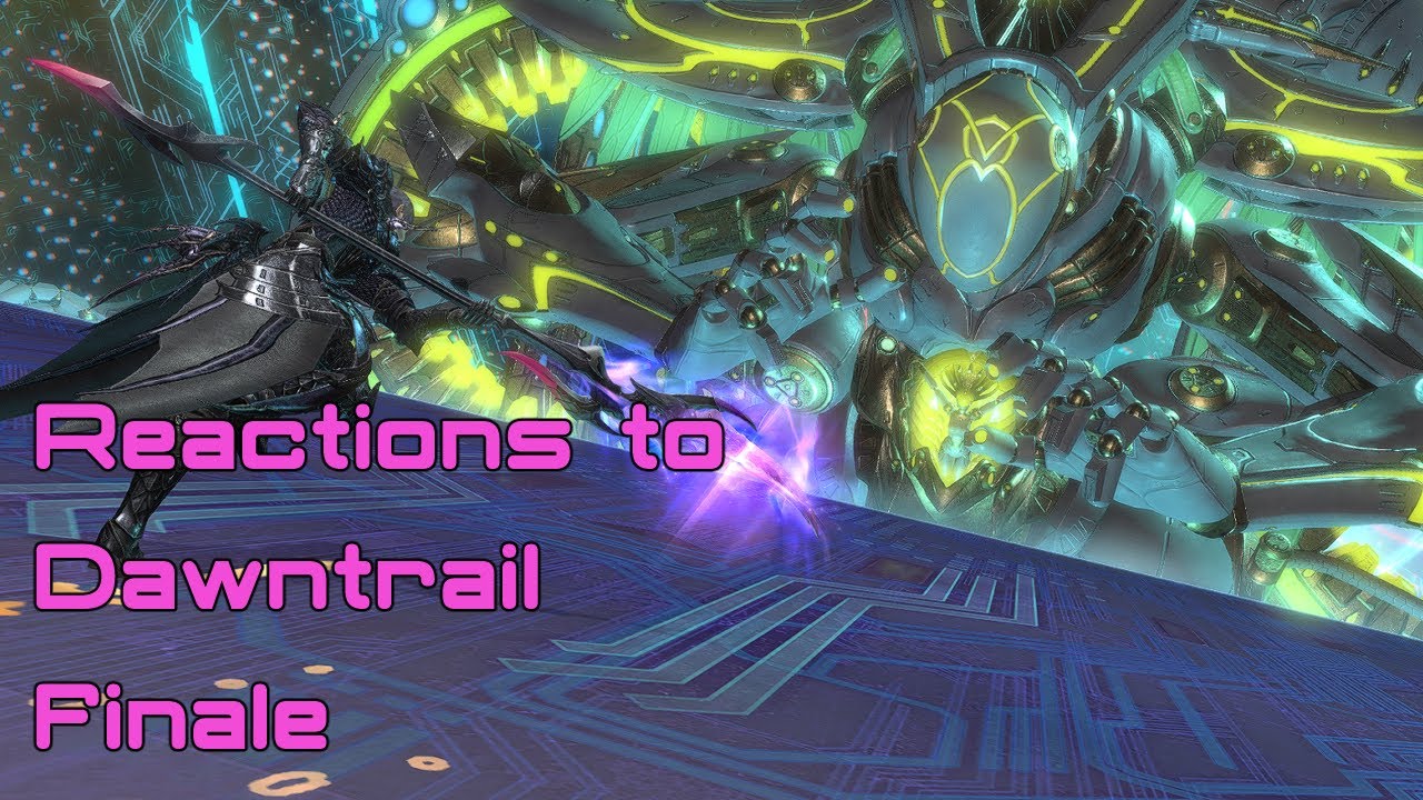 FFXIV Dawntrail Reactions Finale: Queen Eternal - YouTube