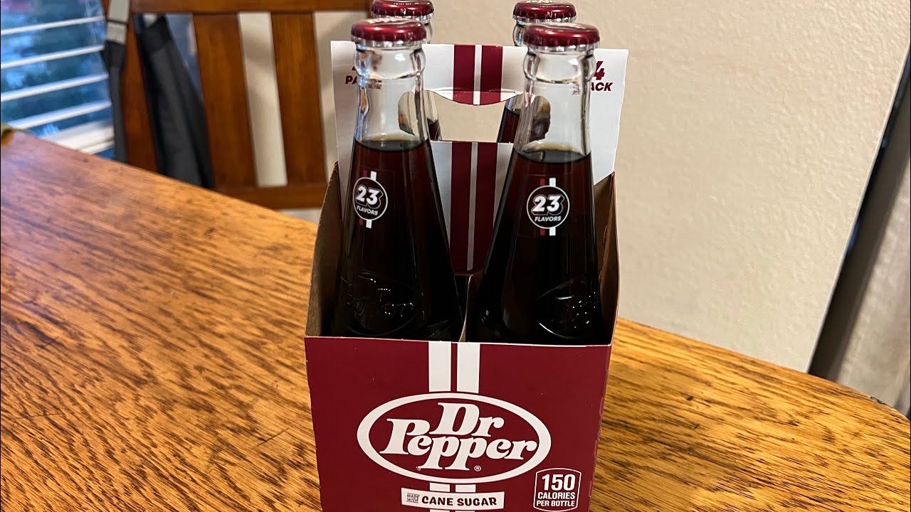 Dr Pepper (real sugar) review - YouTube