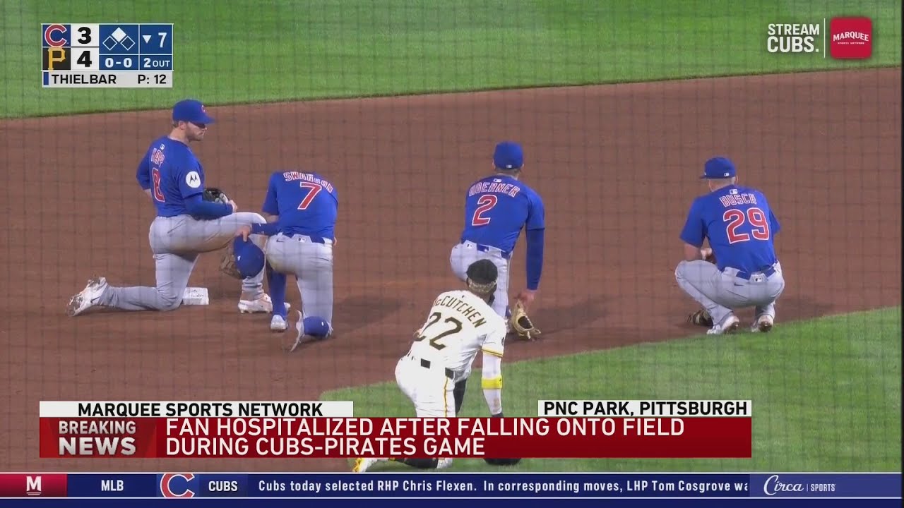 Fan falls from 21-foot Clemente Wall at PNC Park in Pittsburgh during ...