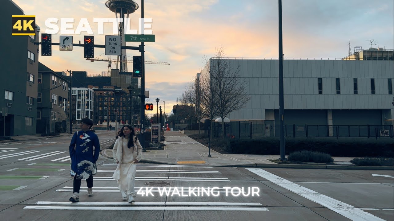 [4k] SEATTLE City Walk: DOWNTOWN Virtual Tour - Denny Park to the ...