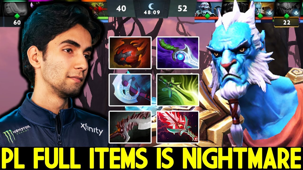 SUMAIL [Phantom Lancer] When PL Full Items is Nightmare Crazy Game 7.23 ...