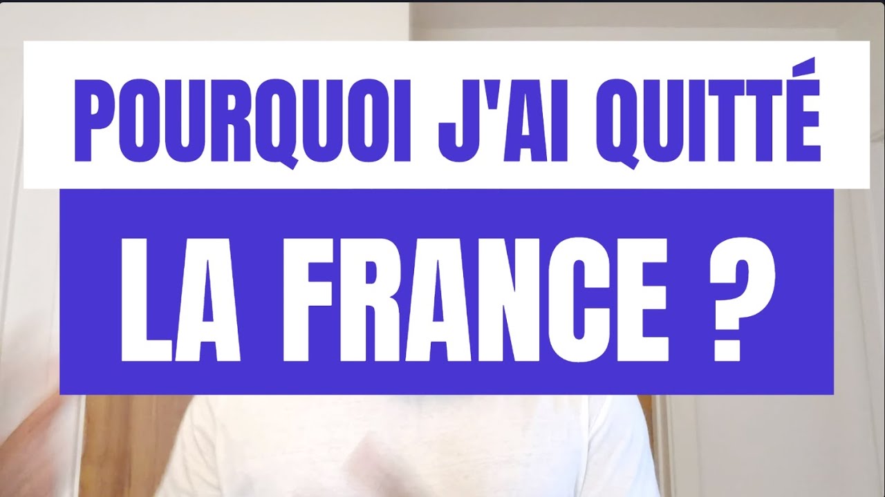 Pourquoi j'ai quitté la France 🇫🇷 pour m'installer au Canada 🇨🇦 🍁 ...