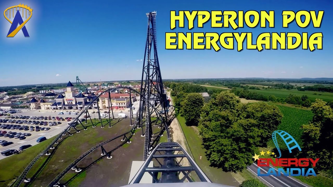 Hyperion Roller Coaster POV at Energylandia in Poland - YouTube