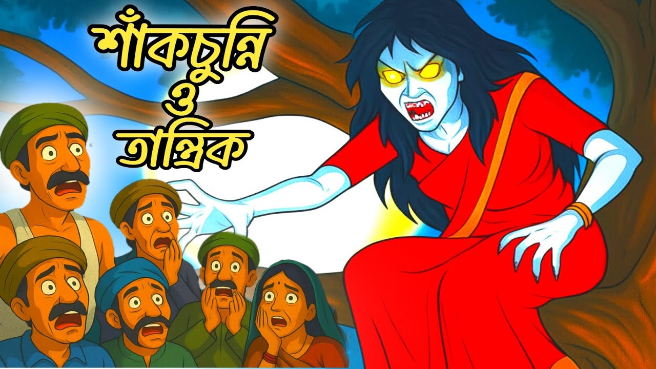 শাঁকচুন্নি ও তান্ত্রিক | Bhuter Cartoon | Ghost Stories | Bengali ...