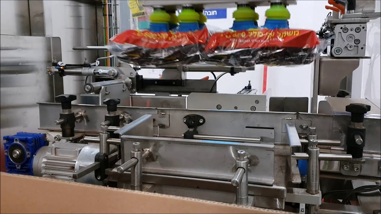 RSC Case Packer for multi-pack coffee bags - YouTube