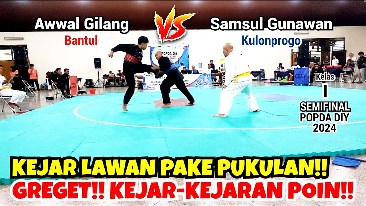 Semifinal POPDA DIY 2024 🔴Awwal Gilang/Bantul 🆚 Samsul Gunawan ...