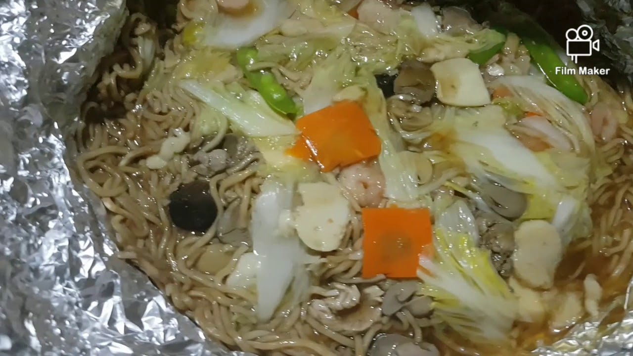 Classic Savory Long Life Pansit Small Bilao - food unboxing - YouTube