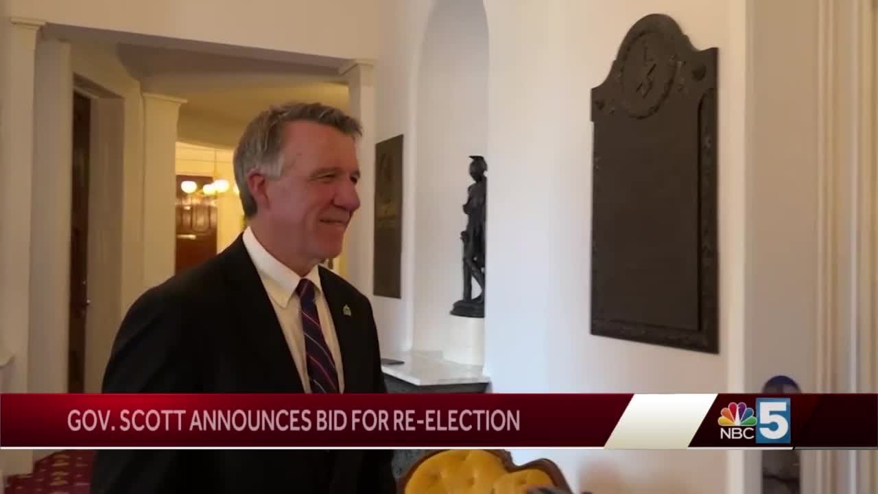 Gov. Scott announces bid for re-election - YouTube