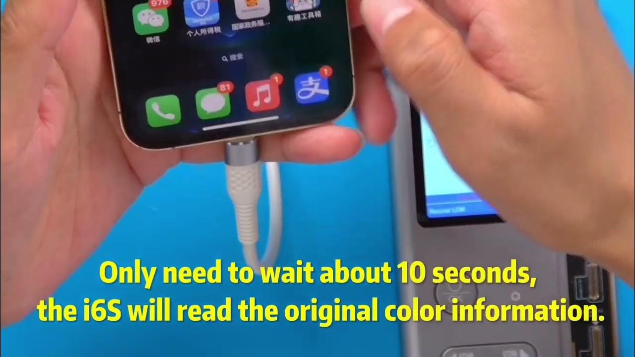 94. i2C Tutorial i6S Truetone repair without original screen - YouTube