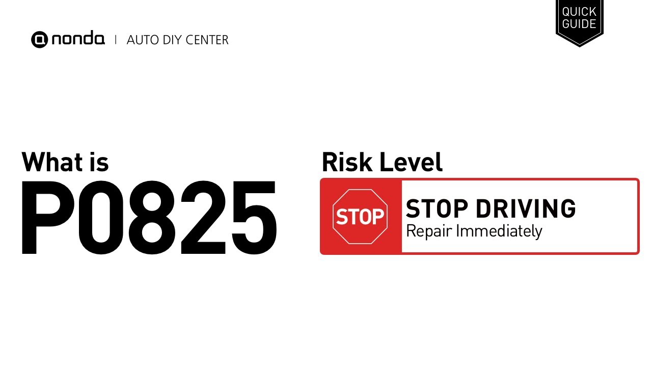 What is P0825 Engine Code [Quick Guide] - YouTube