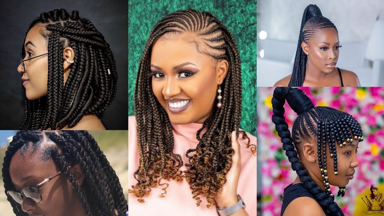 MITINDO YA NYWELE ZA KISASA KNOTLESS HAIR STYLES YEBO FASTA AFRICAN ...