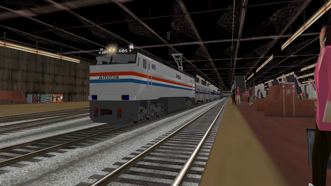 I Made Amtrak GE E60 Locomotives In ORTS/MSTS - YouTube