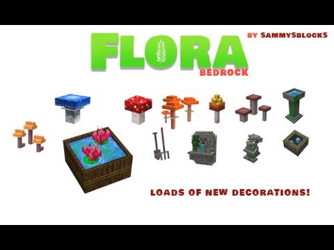 🌳🌲FLORA MOD MINECRAFT PE🌲🌳 - YouTube