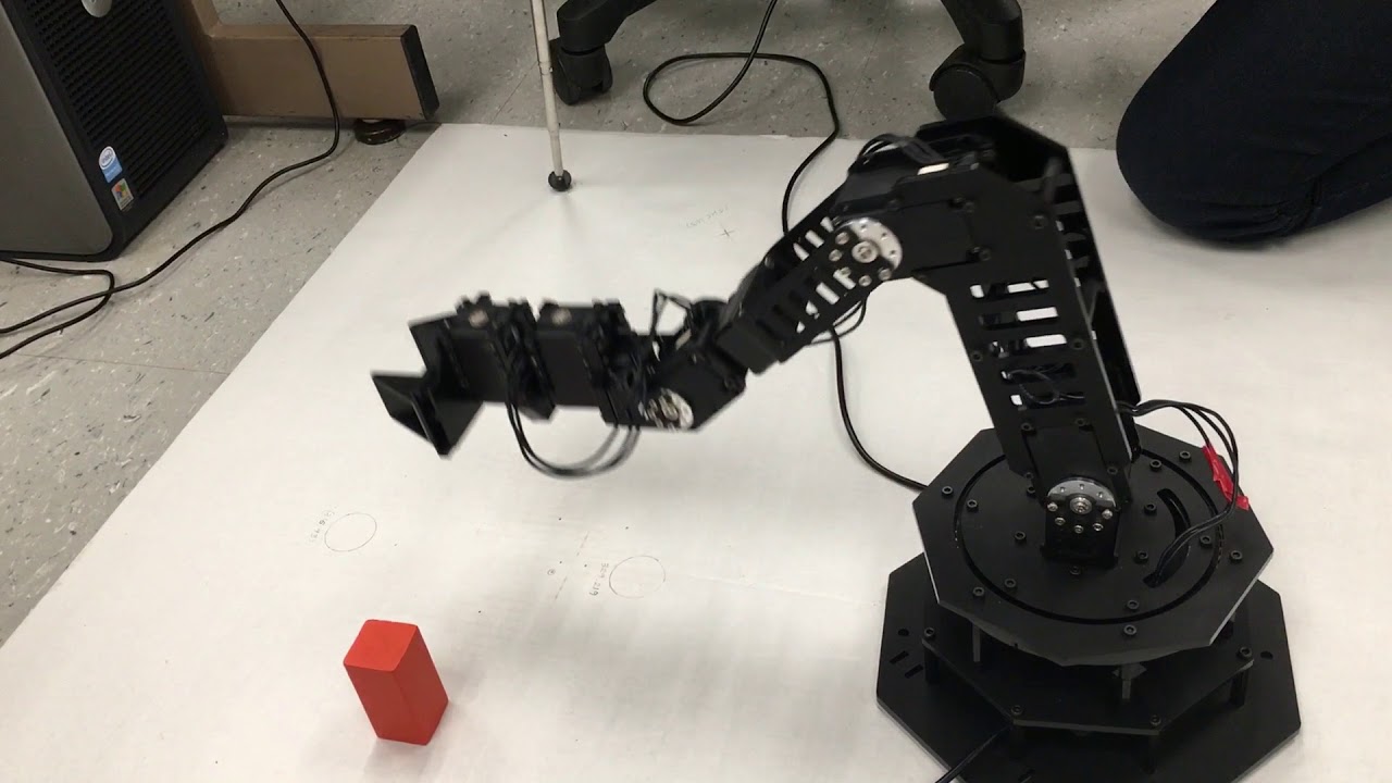 CV Controlled Robotic Arm - YouTube