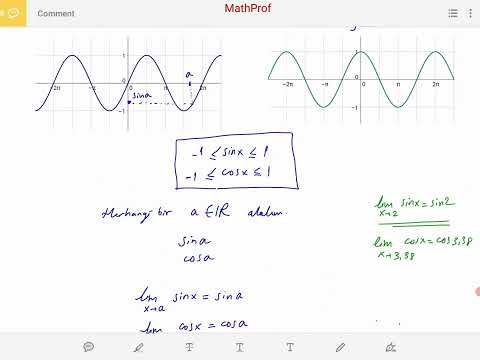 Kalkülüs, Trigonometrik Limitler I