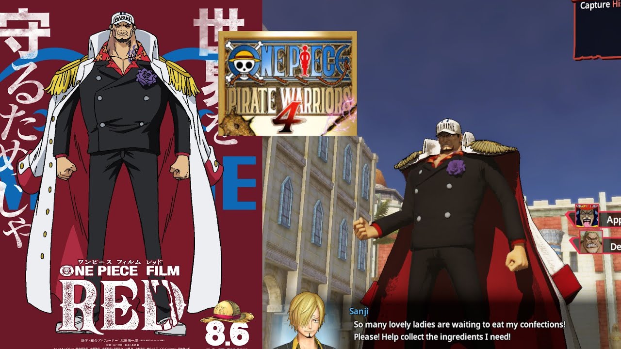 ONE PIECE PIRATE WARRIORS 4 FILM RED AKAINU (MOD) - YouTube