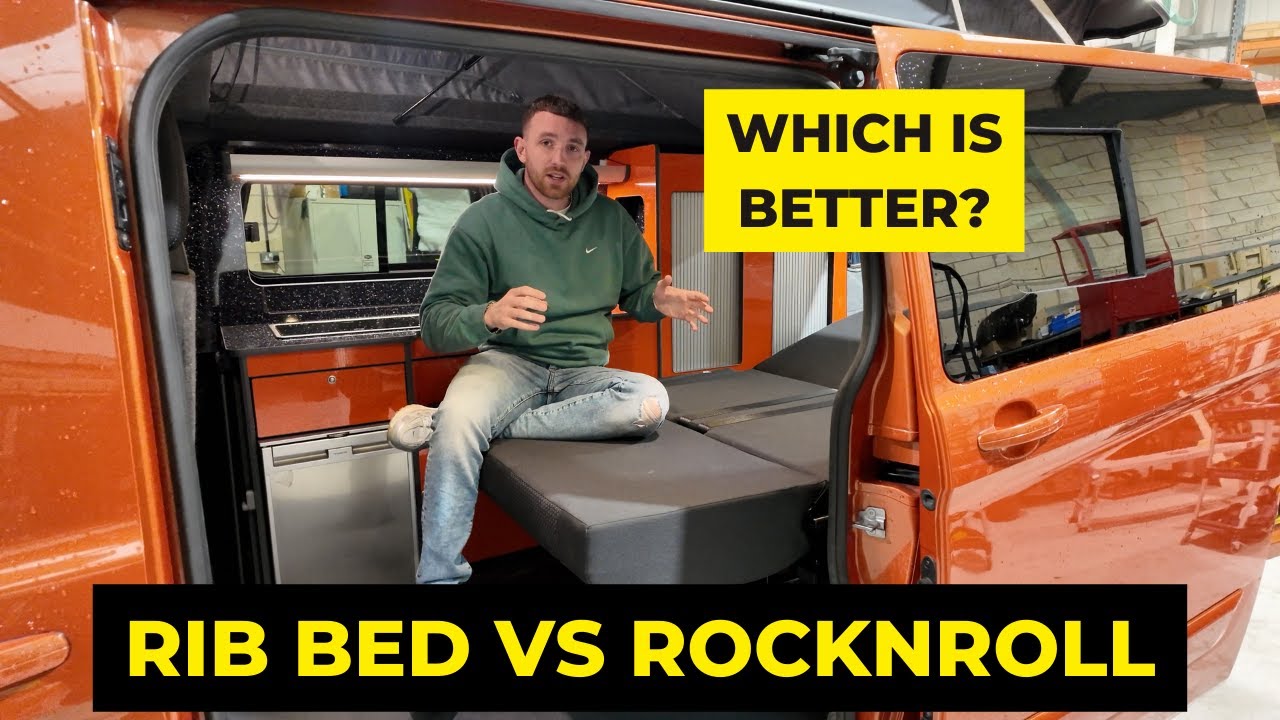 Campervan Beds: RIB Bed vs. RocknRoll Bed - Which is better? - YouTube