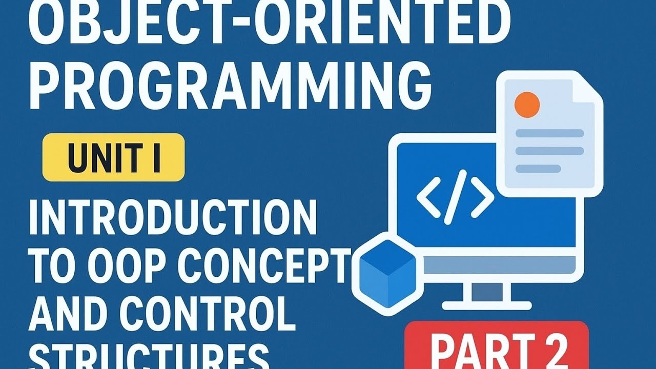 Object Oriented Programming & Computer Graphics | UNIT 1 | SPPU 2024 PATTERN | OOP& CG | PART 2 ...
