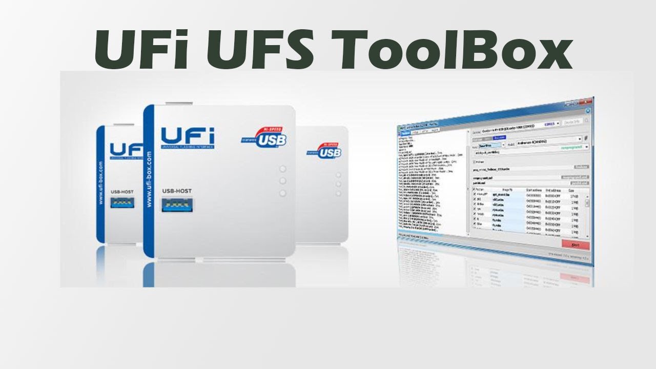 UFS Support On UFi Box Pre introduction Of The UFS ToolBox - YouTube