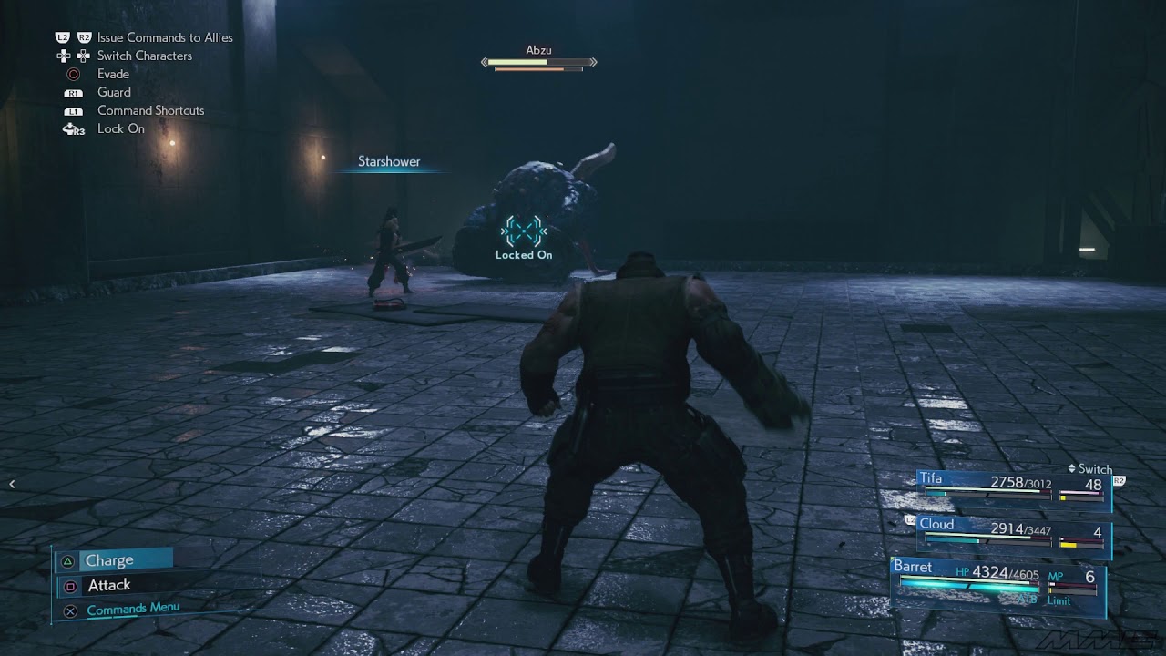 Final Fantasy 7 Remake - Abzu Boss Battle 2 - YouTube