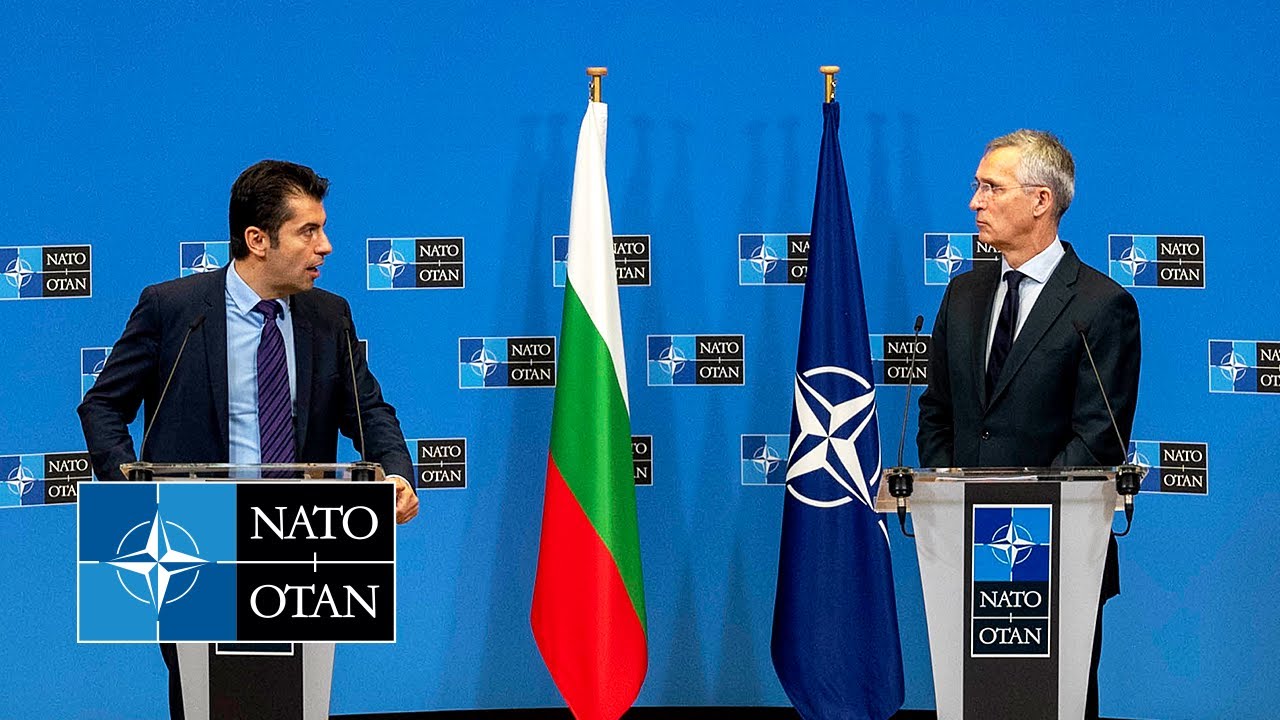NATO Secretary General with the Prime Minister of Bulgaria 🇧🇬 Kiril ...