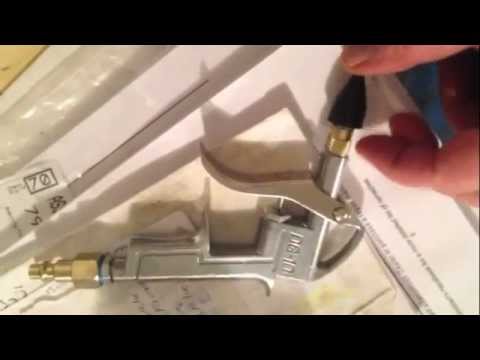 Air leaks an harbor freight air tool - YouTube