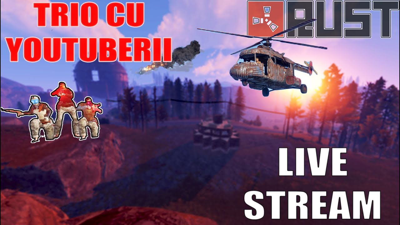 Rust cu youtuberii pe oficial-@zuzurust @Tesqieu 💥 30 LIKES= facecam # ...
