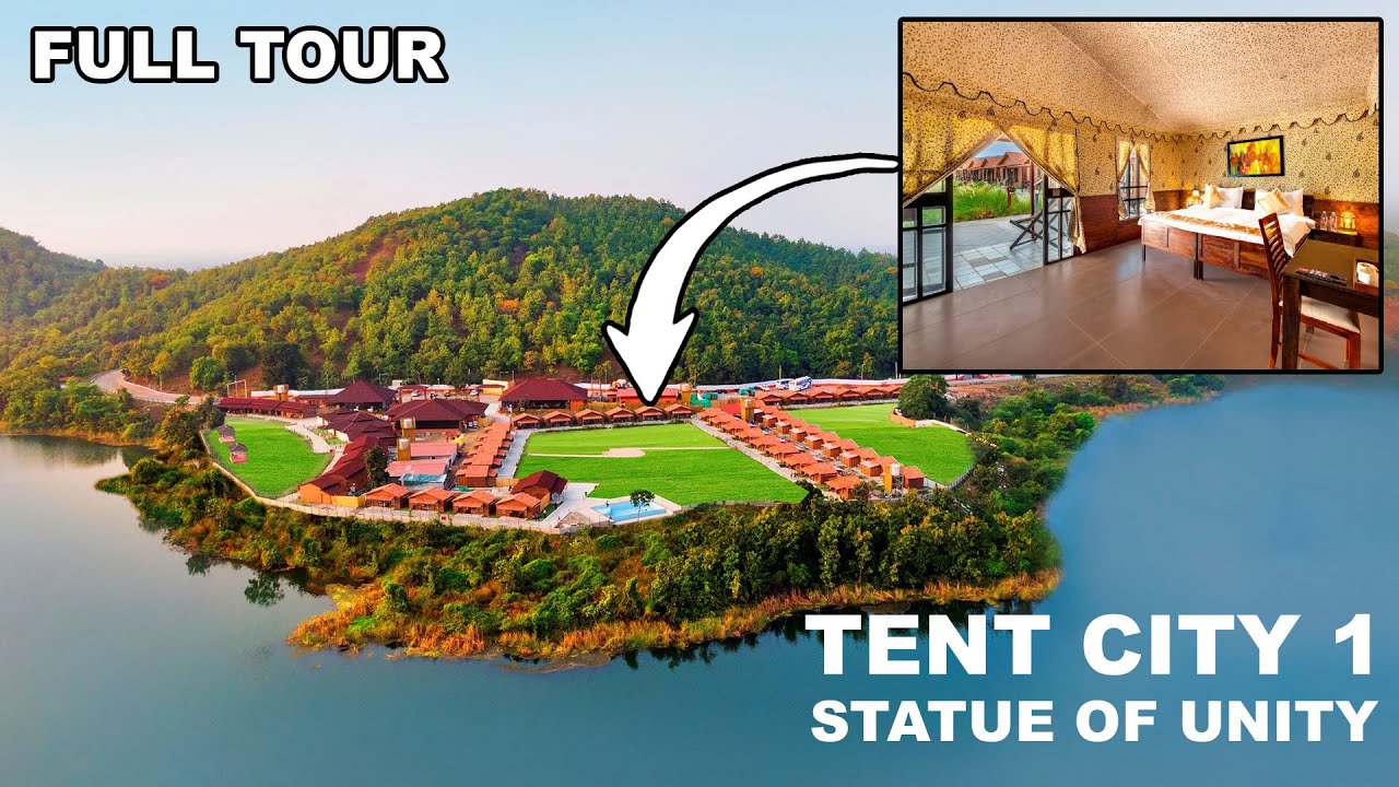 Luxury Tour of the Tent City 1 | Statue of Unity | Gujarat - YouTube