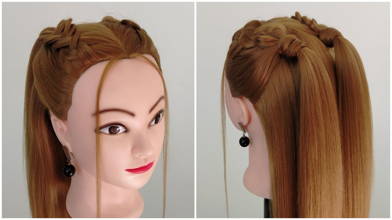 Ultimate Braided Double Pony Hairstyle Tutorial | Step by Step ...