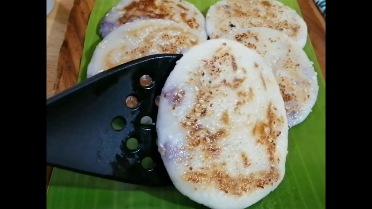 Purple Sweet Potato Rice Cake - YouTube