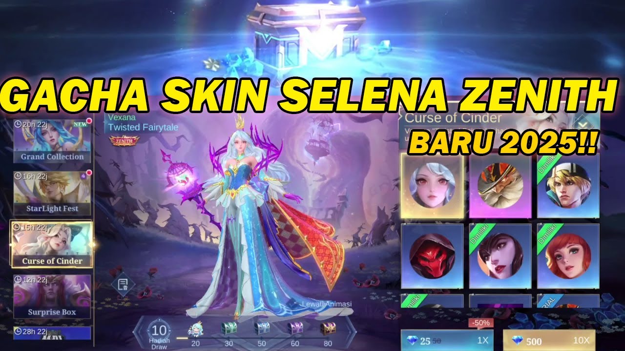 SKIN SELENA ZENITH 2025 KEREN BANGET!!! CARA DAPETIN SKIN SELENA ZENITH ...