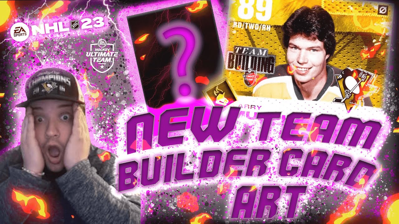 NHL 23 | BRAND NEW TEAM BUILDER CARD ART **JUST ADDED** - YouTube
