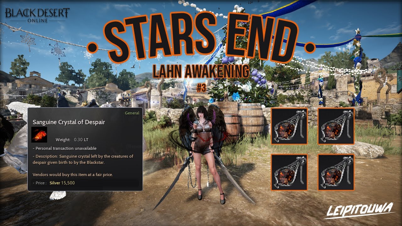 BDO | Star's End - Lahn Awakening 277/279/333 #3 - YouTube