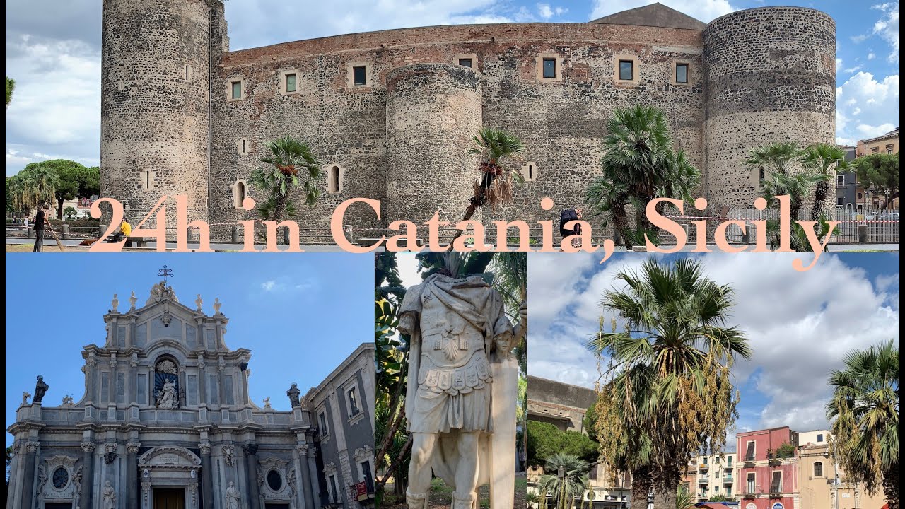 Catania, Sicily in 24 hours! | Exploring Italy in 4K | Разходка до ...