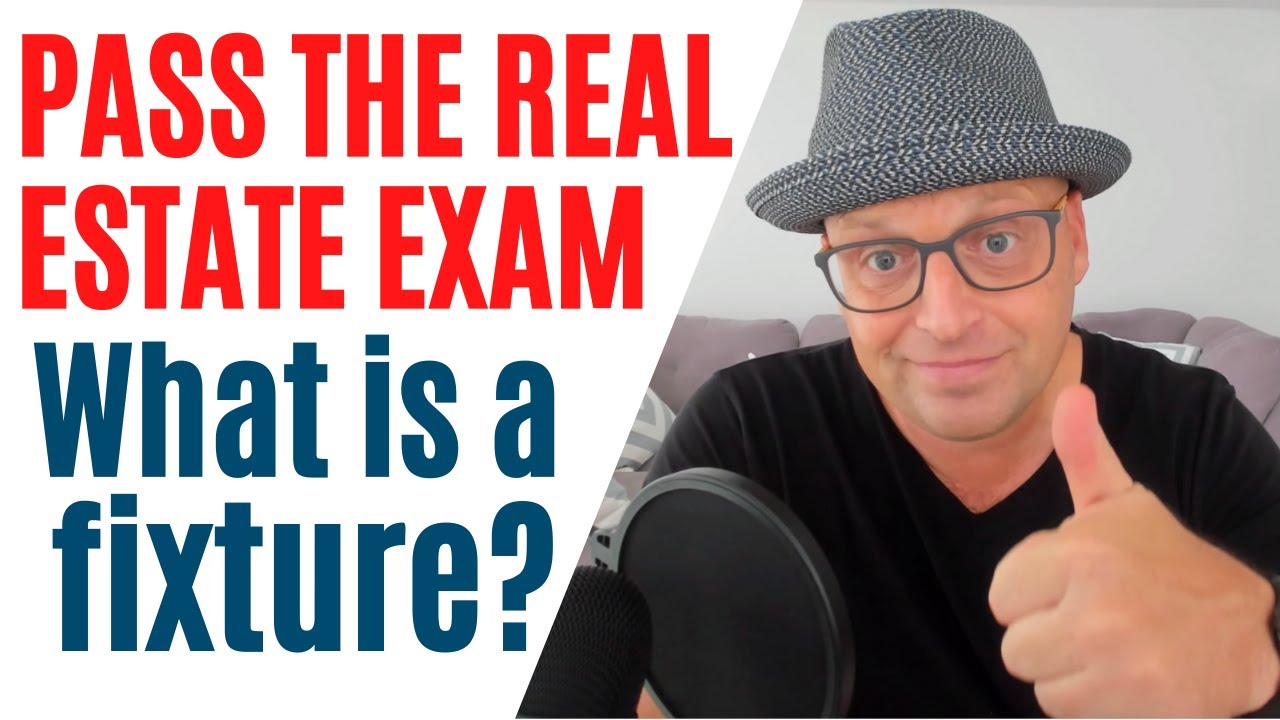 What is a Fixture? Pass the Real Estate Exam! - YouTube