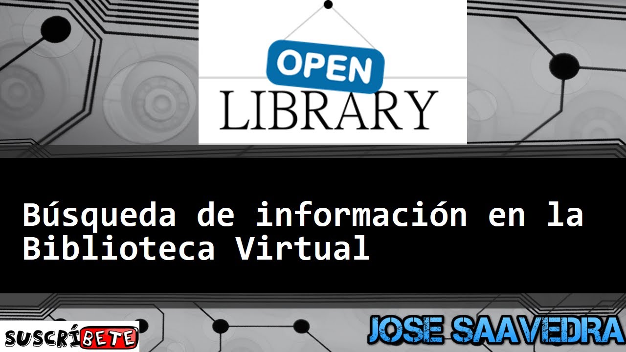 Tutorial de la Biblioteca Digital Open Library - YouTube