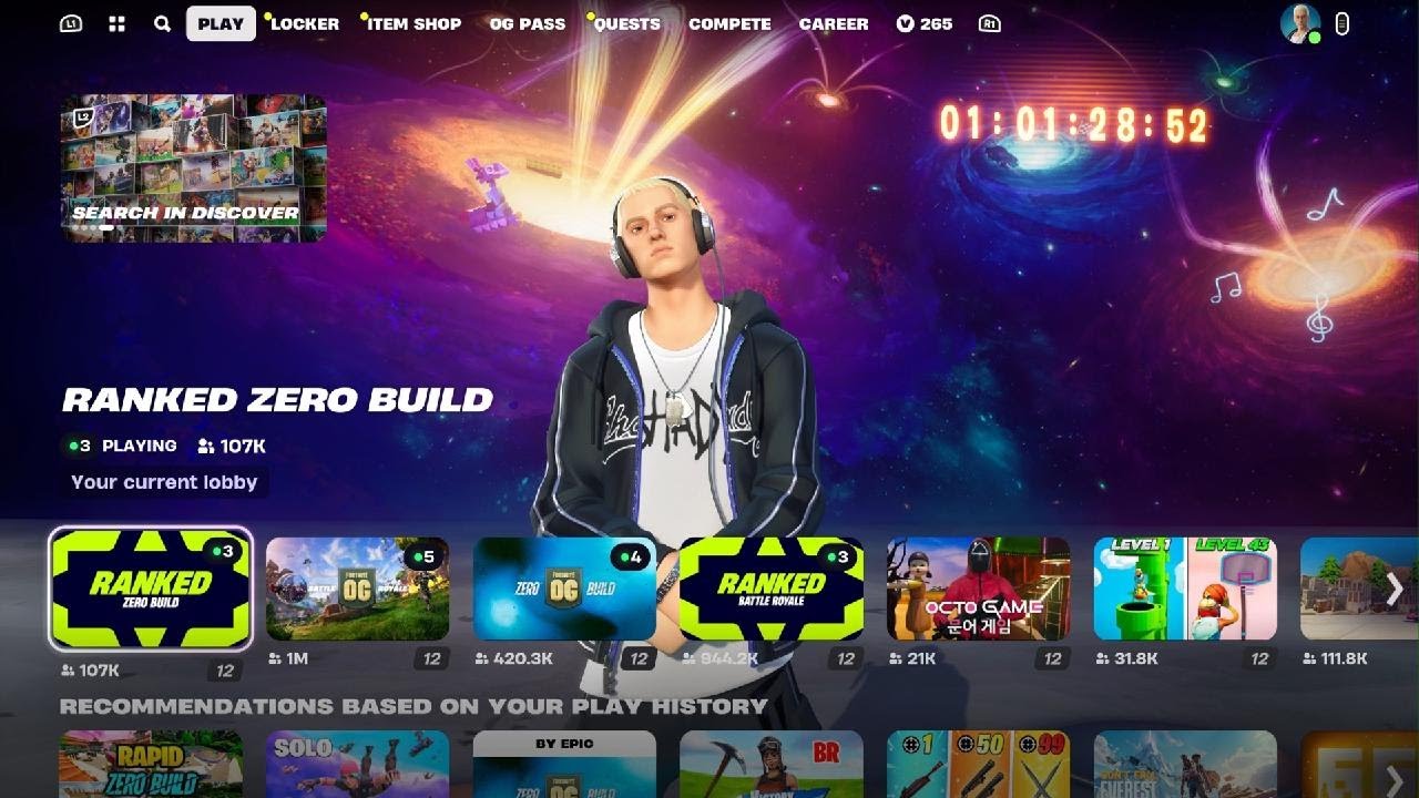 Fortnite: OG LOBBY MENU UPDATED! - YouTube