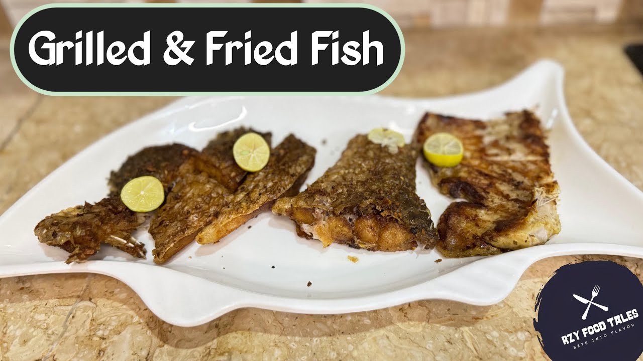 Quick Grilled & Fried Fish | Easy Ingredients | Rzy Food Tales - YouTube